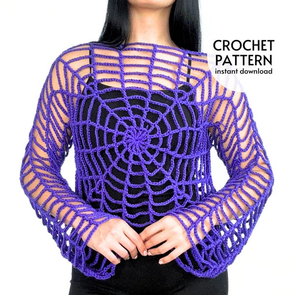 Halloween Spider Sweater - Etsy