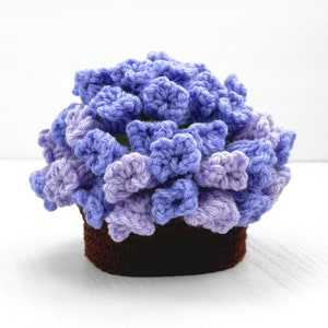 CROCHET PATTERN + Video Flower Pot Coaster Set Crochet Pattern Flower ...
