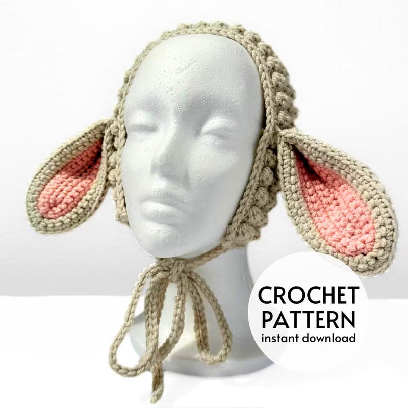 Crochet Sheep Hat Costume - Etsy
