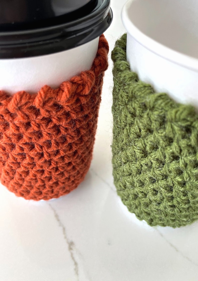 CROCHET PATTERN - Easy Crochet Coffee Cup Cozy Pattern Crochet Mug Cozy ...