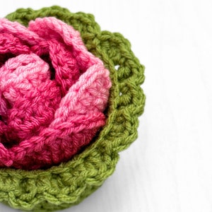 CROCHET PATTERN - Rose Flower Coaster Set Crochet Pattern Flower ...