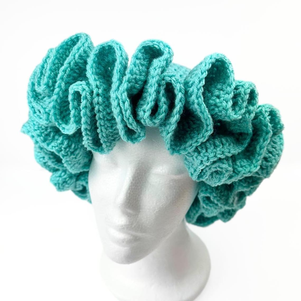 CROCHET PATTERN Easy Ruffle Hat Pattern Summer Crochet Hat Women's ...
