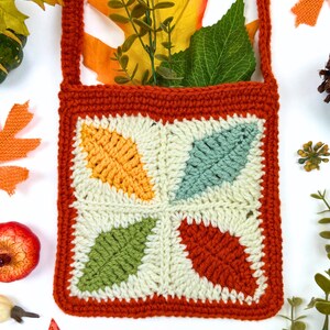 CROCHET PATTERN - Fall Forager Crochet Bag Pattern Crossbody Shoulder ...