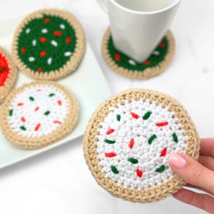CROCHET PATTERN - Holiday Cookie Crochet Pattern Christmas Ornament ...