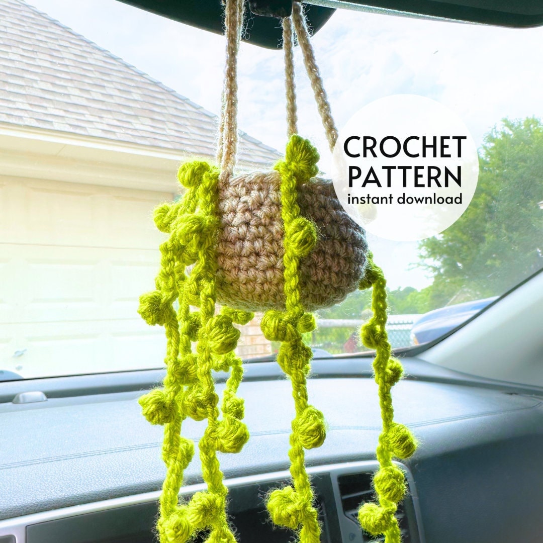CROCHET PATTERN - Car Plant Crochet Pattern PDF String of Pearls ...