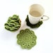 CROCHET PATTERN Succulent Plant Pot Coaster Crochet Pattern - Etsy