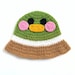 CROCHET PATTERN - Easy Duck Bucket Hat Crochet Pattern Beginner ...
