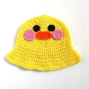 CROCHET PATTERN - Easy Duck Bucket Hat Crochet Pattern Beginner ...