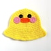 CROCHET PATTERN - Easy Duck Bucket Hat Crochet Pattern Beginner ...