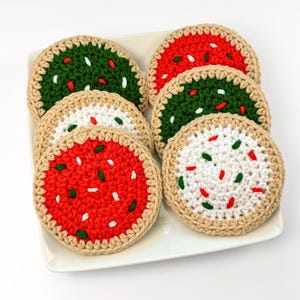 CROCHET PATTERN - Holiday Cookie Crochet Pattern Christmas Ornament ...