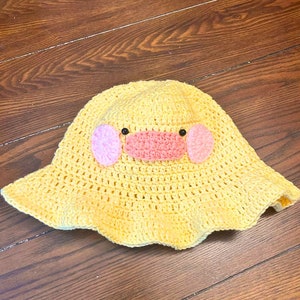 CROCHET PATTERN - Easy Duck Bucket Hat Crochet Pattern Beginner ...