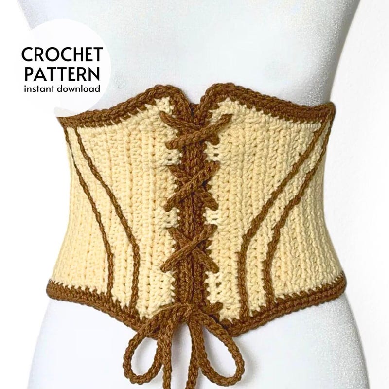 Crochet. Corset Pattern - Etsy UK