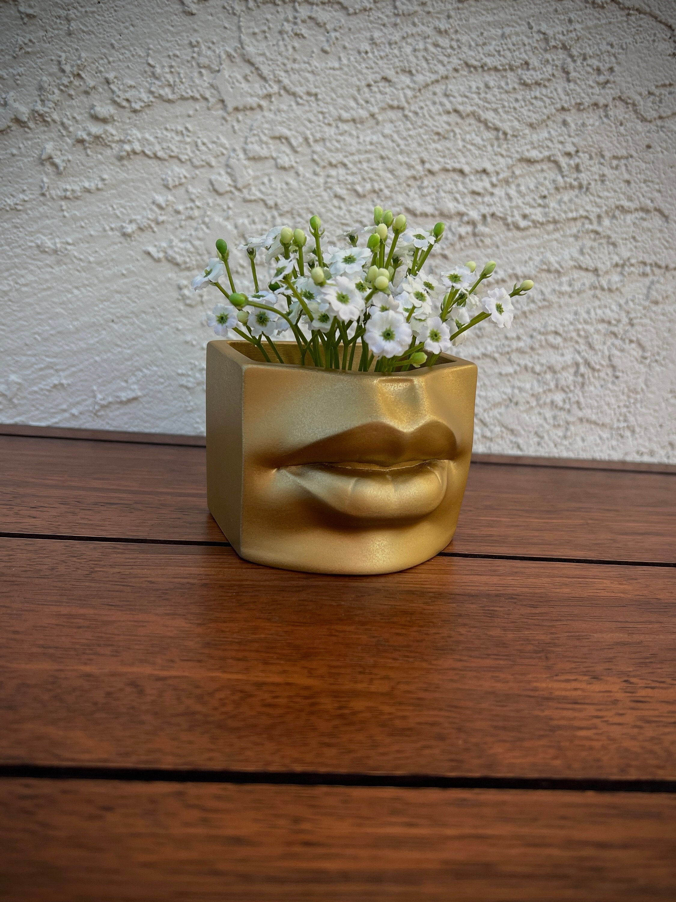 Marble Small Plant Pot Sculpture Office Organizers Makeup - Etsy