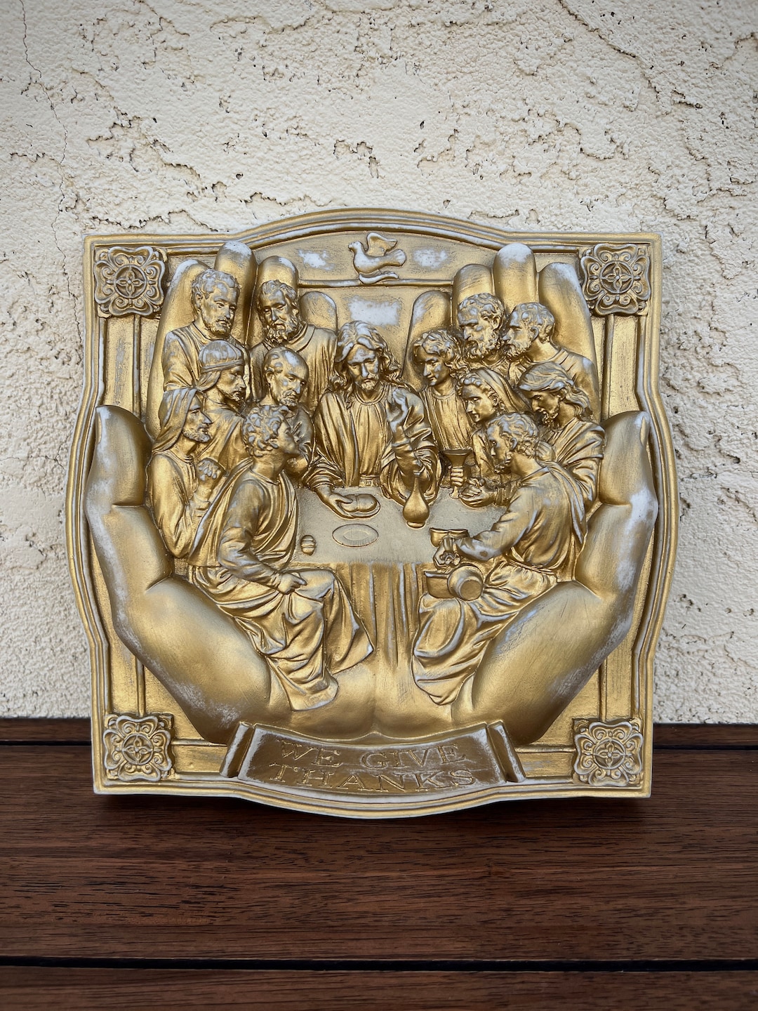 The Last Supper Marble Wall Decor Sculpture 9in 23cm - Etsy