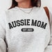 Aussie Mom Sweatshirt Custom Aussie Mama Shirt Personalized Australian ...