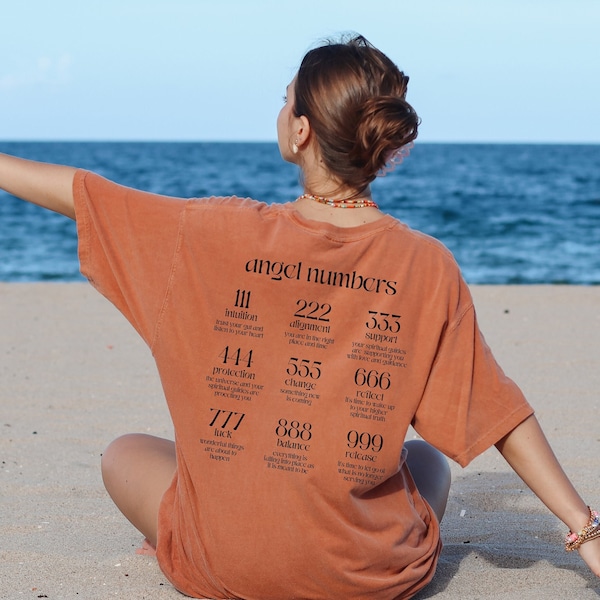 Angel Number Shirt - Etsy