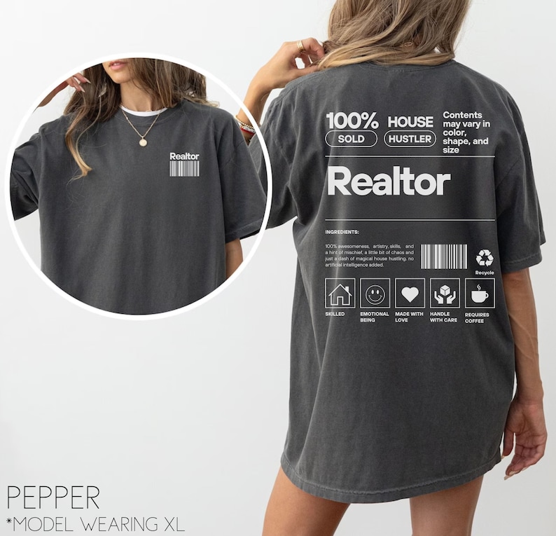 Custom Realtor Shirt Real Estate Tshirt Realtor Gift House Hustler ...