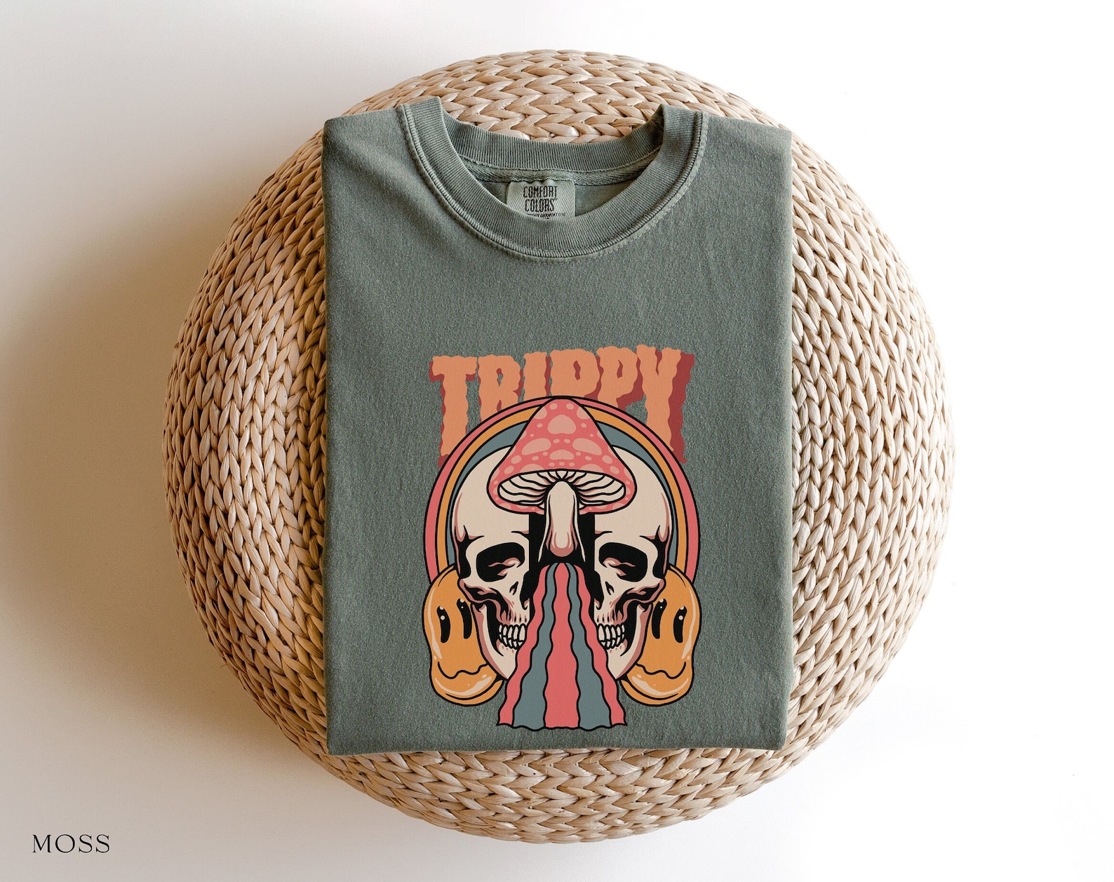 Trippy Shirt Magic Mushroom Tshirt Psychedelic Psilocybin Tee ...