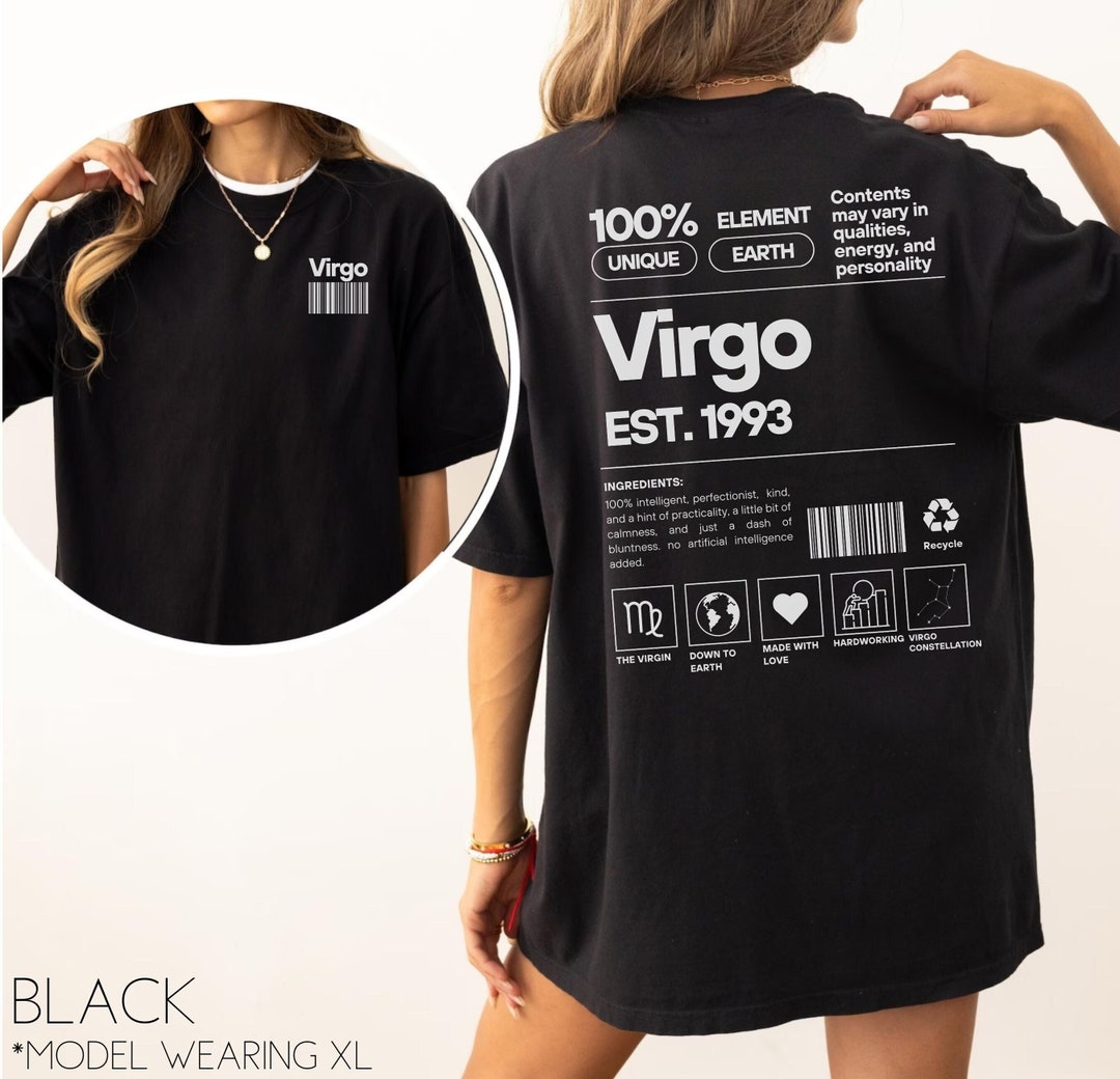 Virgo Shirt Virgo T Custom Zodiac Tshirt Personalized Astrology T