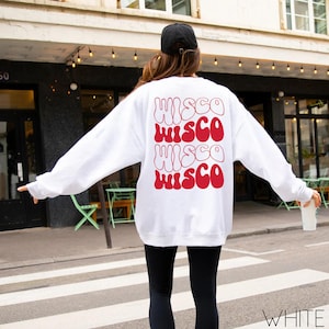 Wisconsin Sweatshirt Wisco Sweatshirt College Game Day Sweater Go ...
