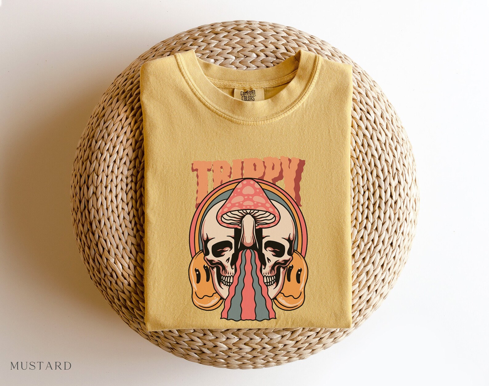 Trippy Shirt Magic Mushroom Tshirt Psychedelic Psilocybin Tee ...