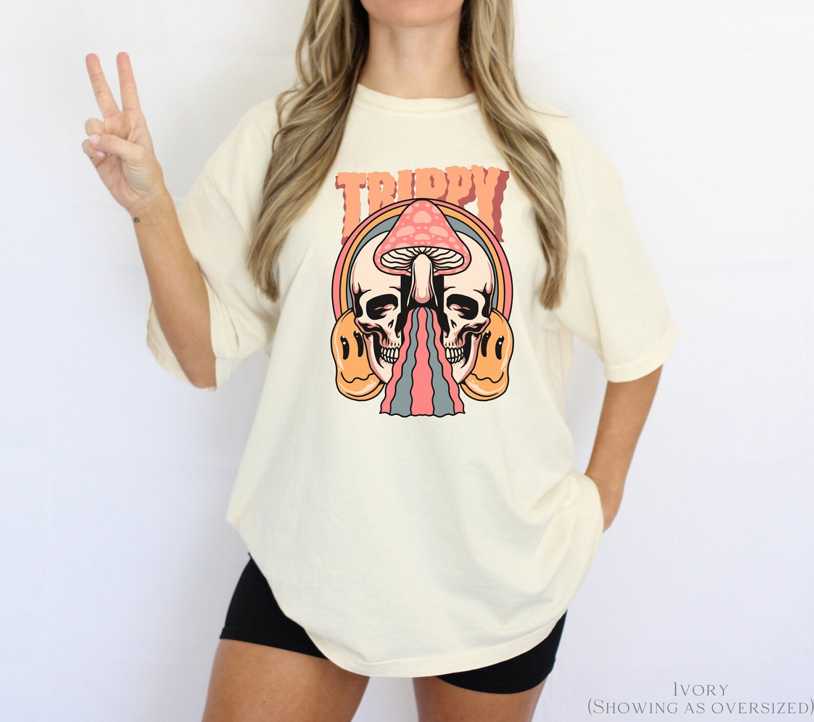 Trippy Shirt Magic Mushroom Tshirt Psychedelic Psilocybin Tee ...
