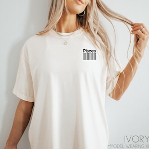 Pisces Shirt Pisces Gift Custom Zodiac Tshirt Personalized Horoscope ...