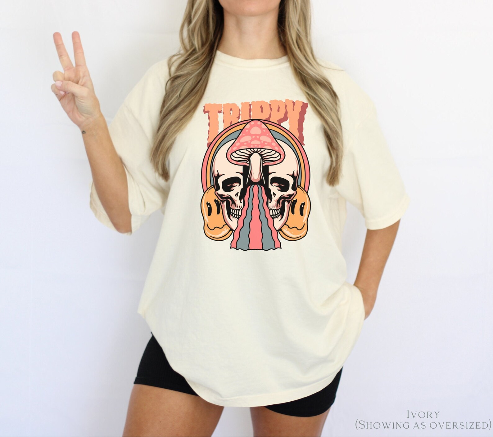 Trippy Shirt Magic Mushroom Tshirt Psychedelic Psilocybin Tee ...