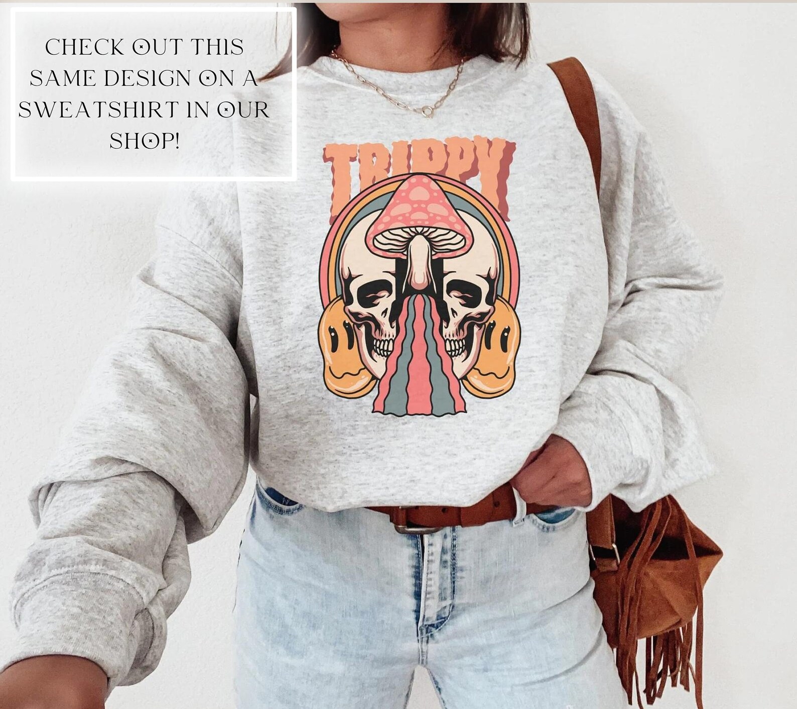 Trippy Shirt Magic Mushroom Tshirt Psychedelic Psilocybin Tee ...