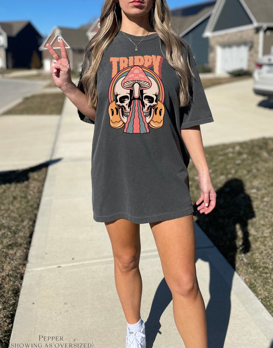 Trippy Shirt Magic Mushroom Tshirt Psychedelic Psilocybin Tee ...