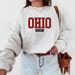 Ohio Sweatshirt State of Ohio Sweater Vintage University Crewneck ...