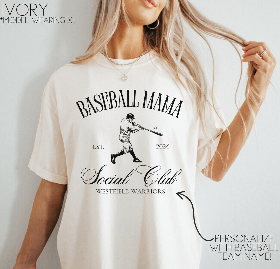 Custom Baseball Mama Shirt Mom Baseball Shirt Personalized Ballpark Mom ...