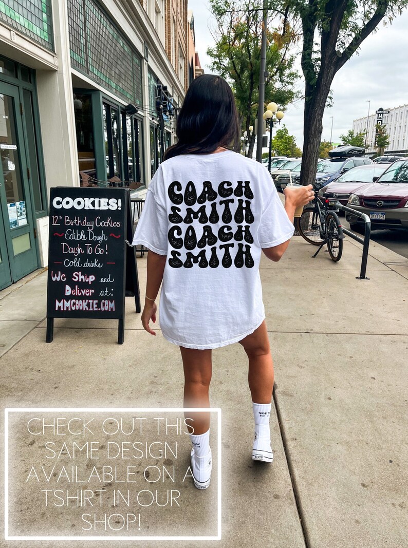 Custom Coach Sweatshirt Personalized Coach Shirt School Team Crewneck ...