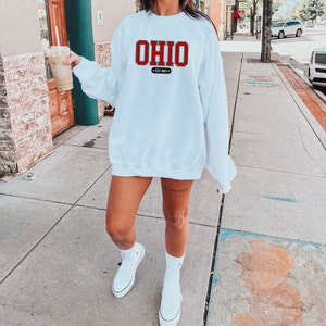 Ohio Sweatshirt State of Ohio Sweater Vintage University Crewneck ...