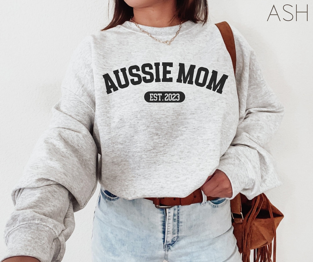Aussie Mom Sweatshirt Custom Aussie Mama Shirt Personalized Australian ...