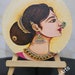 Marathi Lady Acrylic Artistic Painting Exotic Mixed Media on - Etsy