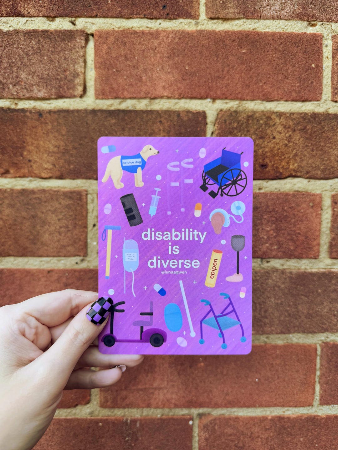 Disability is Diverse A6 Made From My Illustration Available With Sharp ...