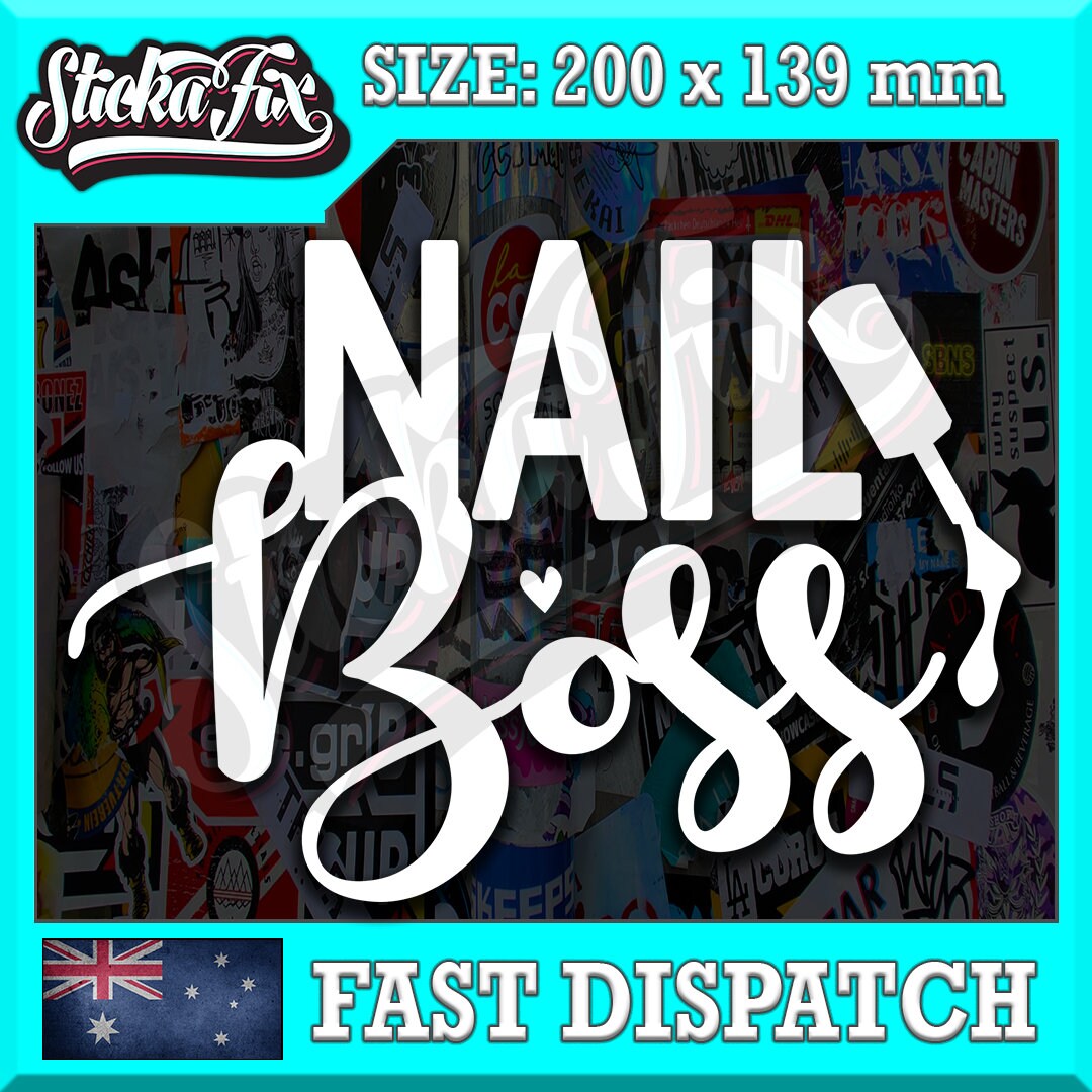 Nail Boss 139mm 4X4 Car Vinyl STICKER Funny DECAL 4WD Ute Van JDM - Etsy