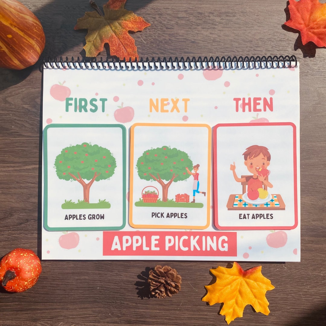 Printable Fall Sequencing Cards, Errorless Activity , Prek Centers ...