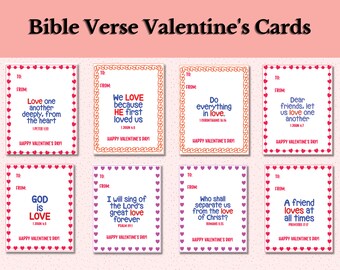 Scripture Cards for Kids : Bible Verse Memory Cards Lunch Box - Etsy