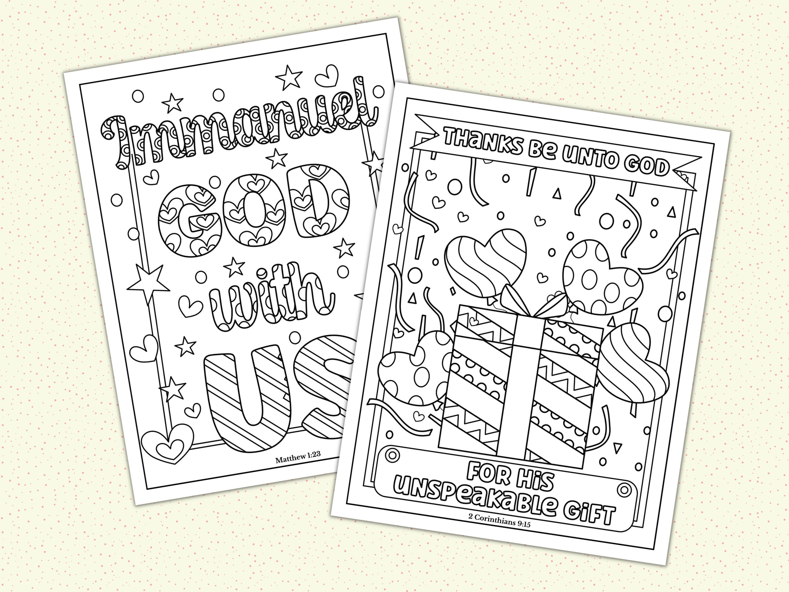 Christmas Nativity Bible Verse Coloring Pages for Christian Kids Home ...
