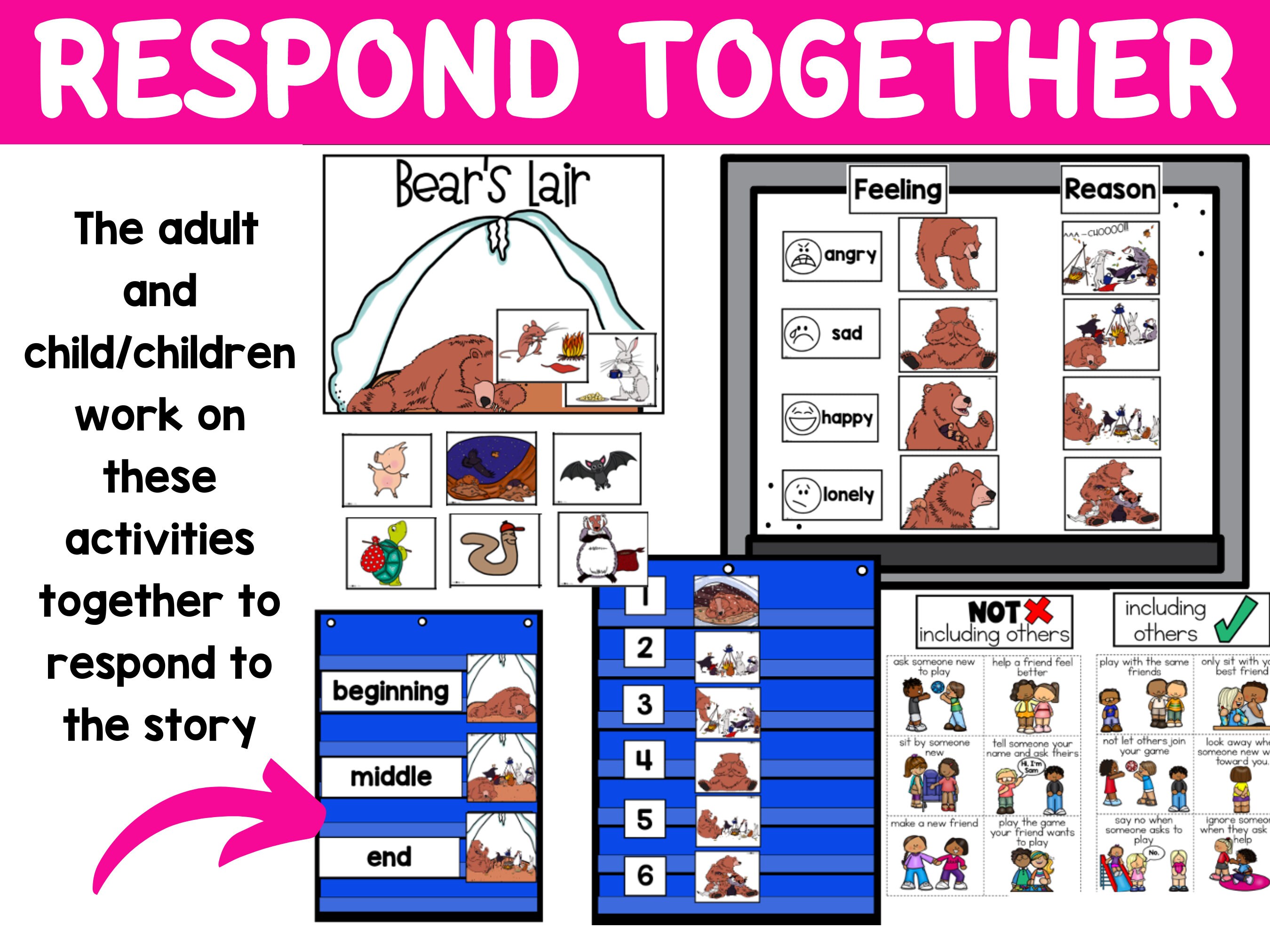 Bear Snores on Book Companion for Preschool Bear Snores on Prek Writing ...
