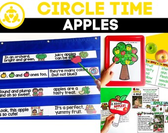 Apple Unit Bundle: Apple Life Cycle Anatomy Counting and - Etsy