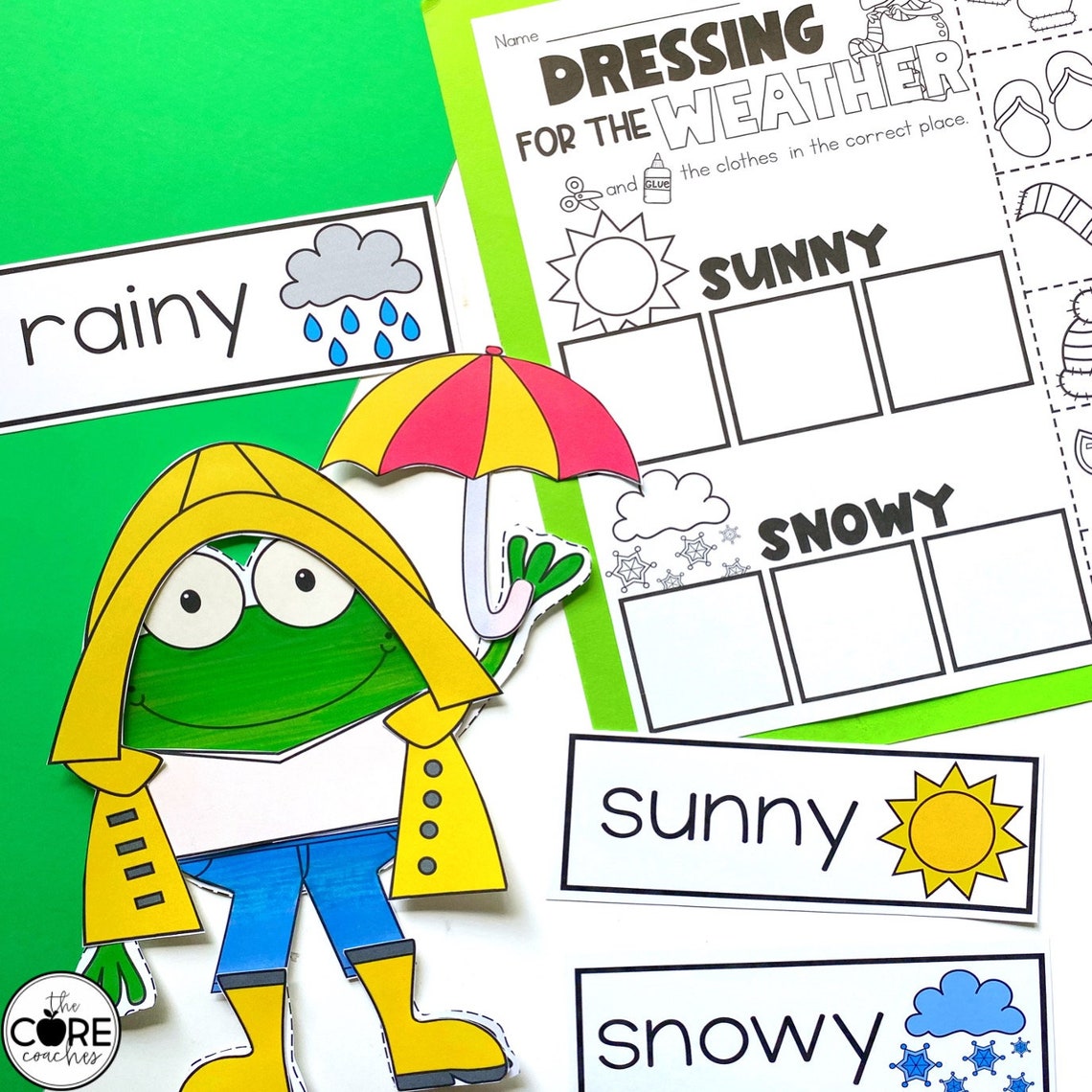 Froggy Gets Dressed Preschool Book Companion and Weather Activities - Etsy