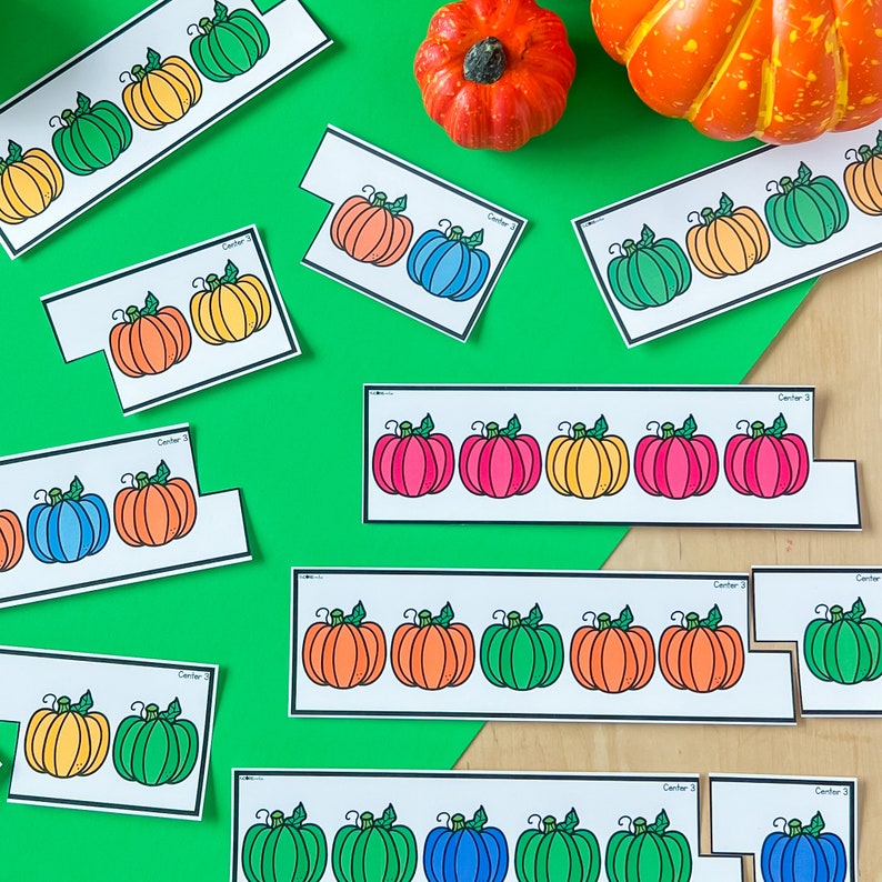 Pumpkin Math and Literacy Centers for Preschool - Etsy