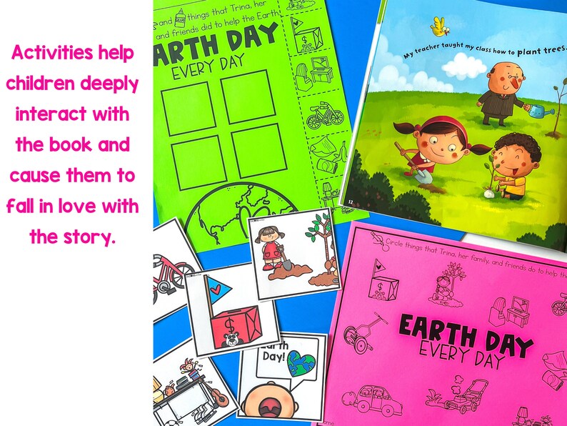 Earth Day Every Day Book Companion for Preschool Earth Day Prek Writing ...
