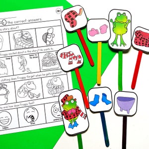 Froggy Gets Dressed Preschool Book Companion and Weather Activities - Etsy