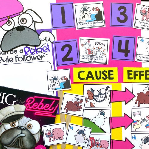 Pig the Rebel Book Companion for Preschool-good Behavior Read - Etsy