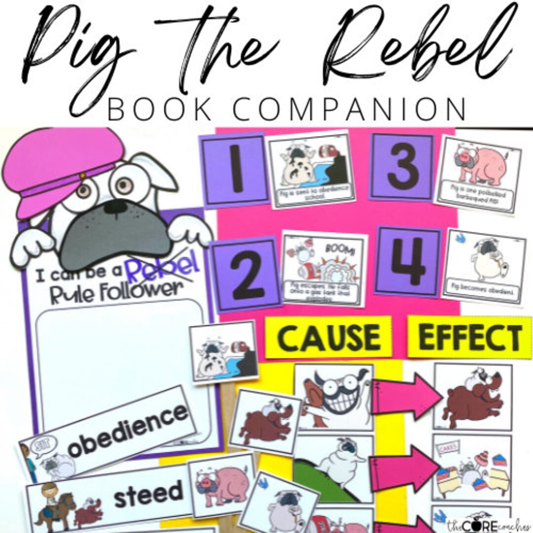 Pig the Rebel Book Companion for Preschool-good Behavior Read Aloud ...
