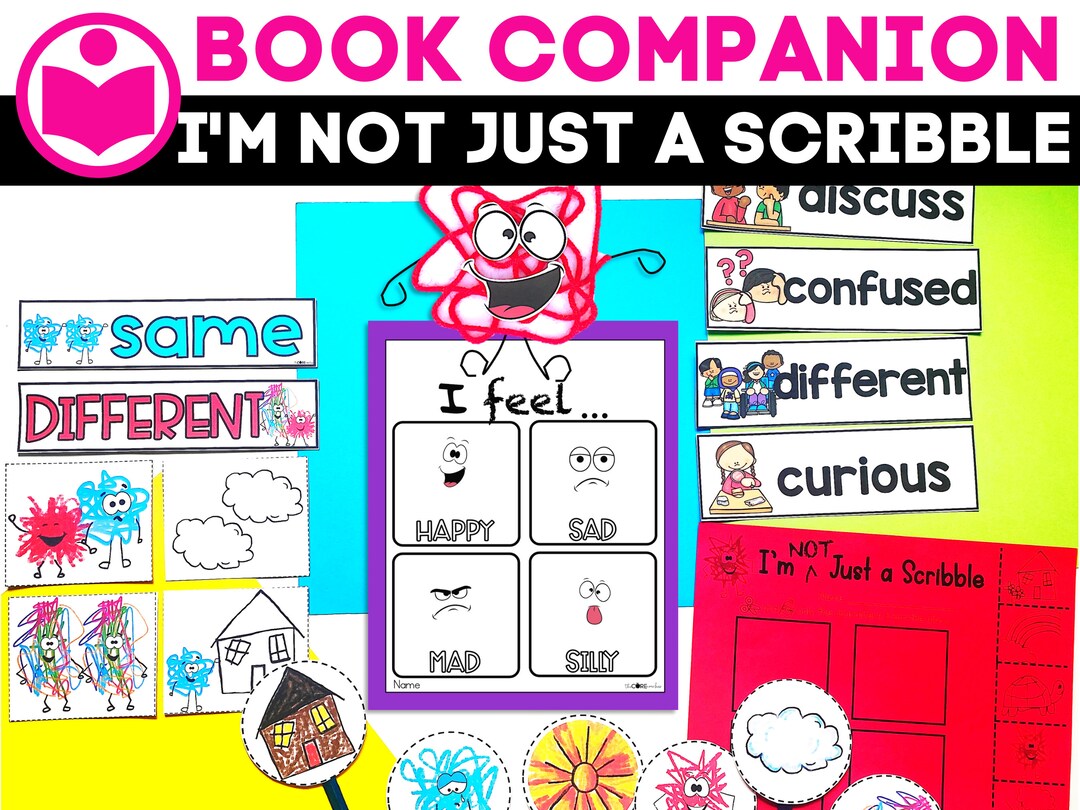I'm Not Just a Scribble Book Companion for Preschool Back to School ...